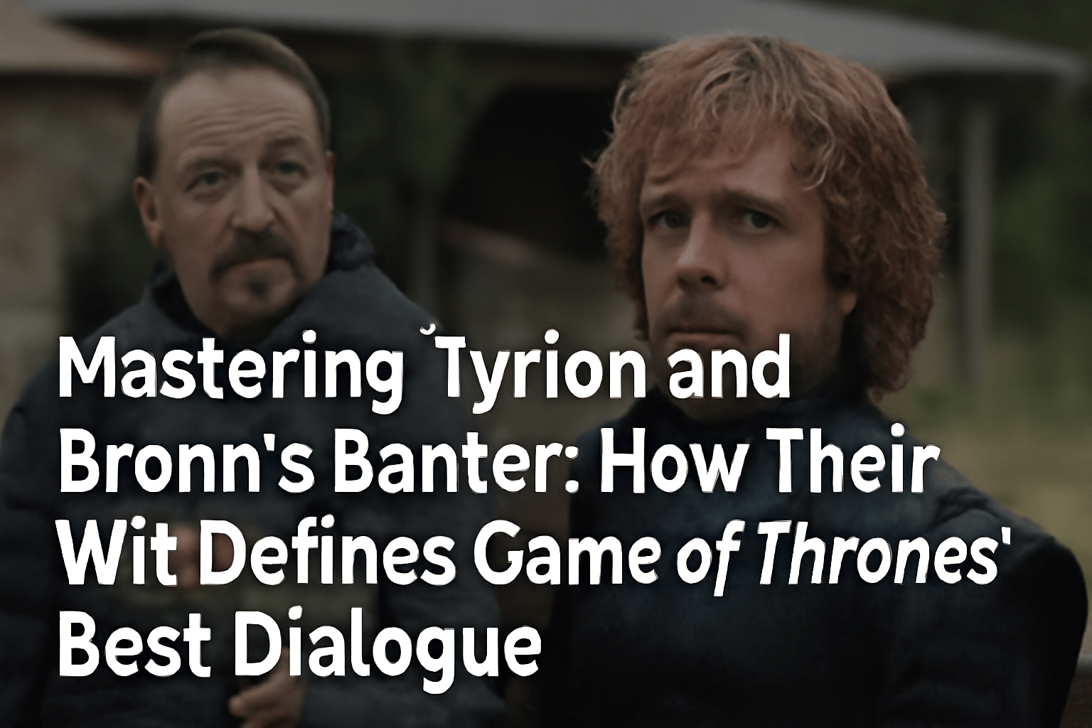 Mastering Tyrion and Bronn’s Banter in Game of Thrones