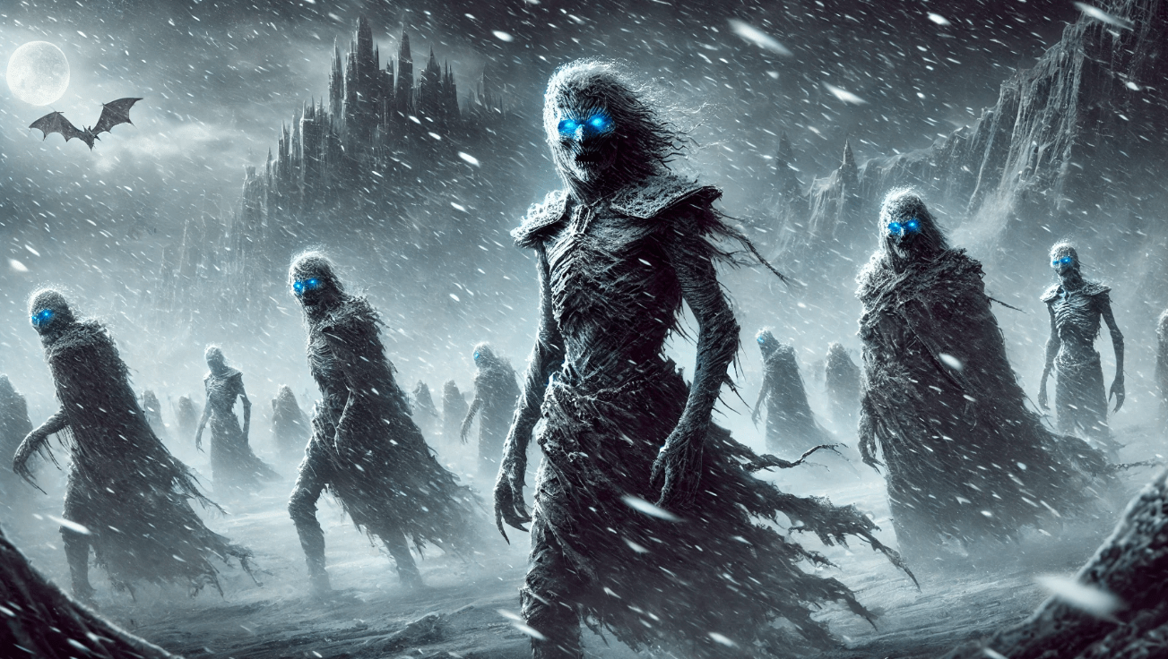 The symbolic representation of the White Walkers as an existential threat