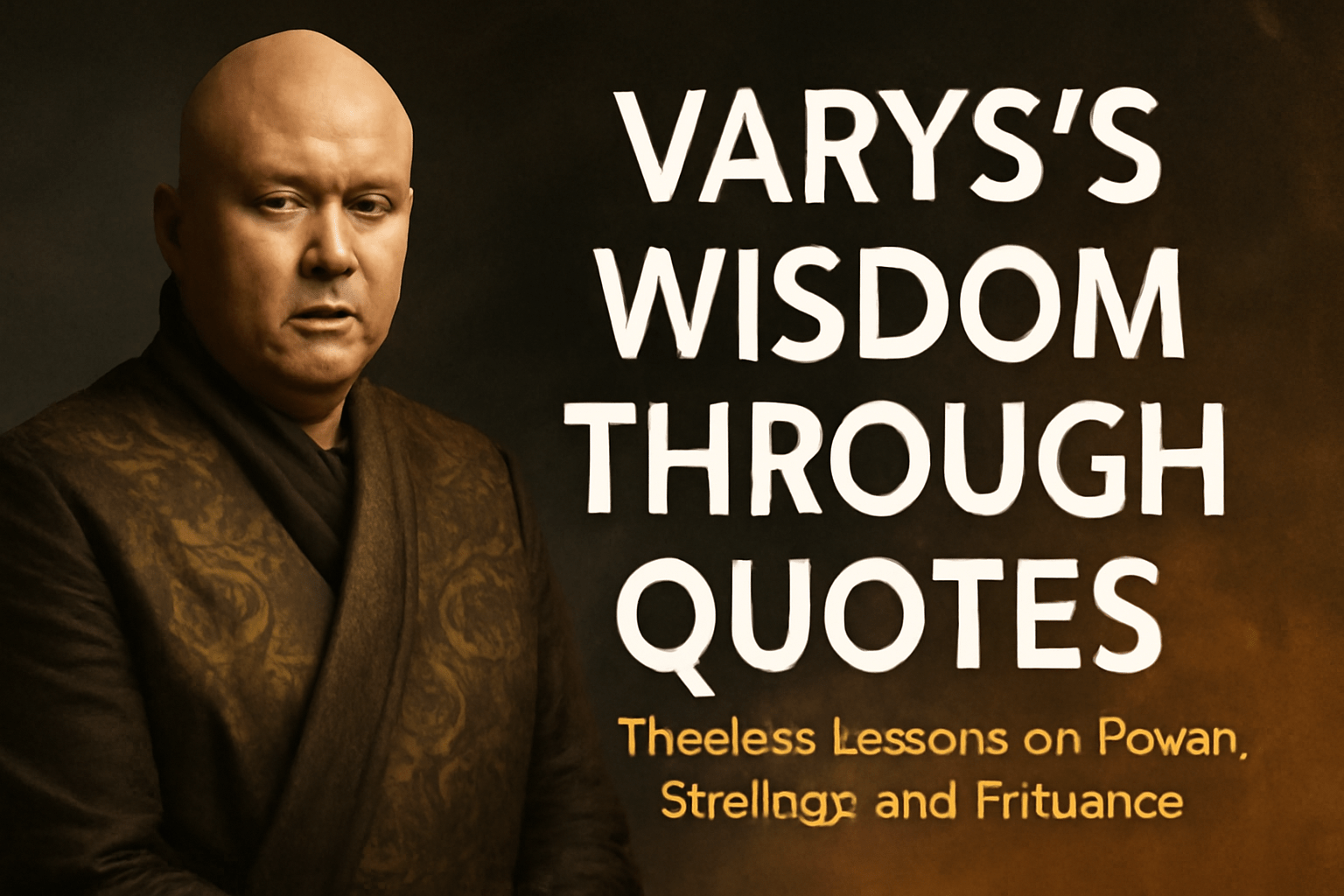 Varys’s Wisdom Through Quotes: Lessons on Power & Influence